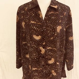 Donkenney | Tops | Donnkenny Button Down Shirt Size X Plus Size | Poshmark